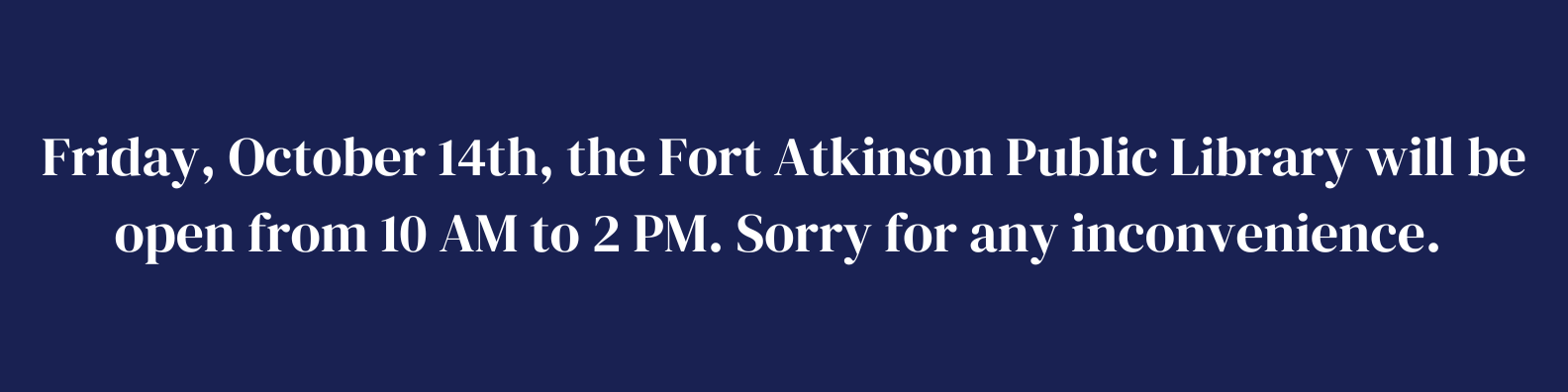 Fort Atkinson Public Library :: Fort Atkinson Public Library